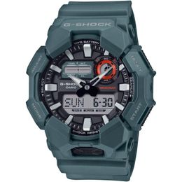 Casio G-Shock Herren Casio G-SHOCK Chronograph Quarzuhr, Armbanduhr,Herrenuhr, digital,Resinband, bis 20 bar wasserd. blau Einheitsgr&ouml;&szlig;e