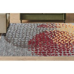 Kayoom Teppich &raquo;Dilan 400&laquo; rechteckig 5 mm H&ouml;he rot Polyester B : 160cm 1 Stk., 5mm, L: 230cm