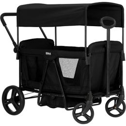 fillikid Bollerwagen &raquo;Oskar&laquo; faltbar; f&uuml;r zwei Kinder Polyester, Stahl Einheitsgr&ouml;&szlig;e