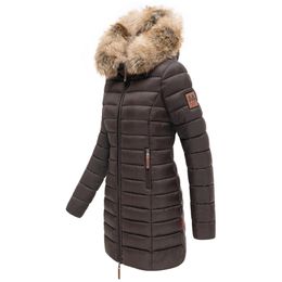 Marikoo Damen Steppmantel "Rose-Stepp"choco, Gr. S, Oberstoff: 100% Nylon. Futter: 100% Polyester. Wattierung: 100% Polyester. &Auml;rmelfutter: 100%