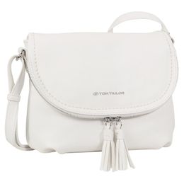Tom Tailor Damen Tom Tailor Umh&auml;ngetasche &raquo;Lari Cross bag M&laquo; mit Schulterriemen wei&szlig; B/H/T: 26,5cm x 21cm x 5cm