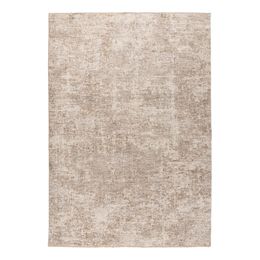Obsession Teppich &raquo;My Bella 239&laquo; rechteckig 13 mm H&ouml;he modernes abstraktes Design, Hoch-Tief Effekt, mit Fransen beige Polyester B : 140cm 1 Stk., 13mm, L: 