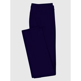 Classic Basics Damen Schlupfhose, lila, Gr. 44, unifarben, 59% Baumwolle, 30% Polyester, 11% Elasthan, Hosen