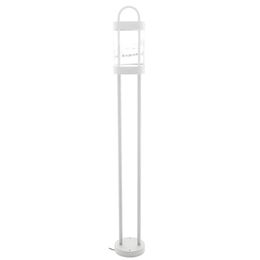 NOWA Au&szlig;en-Stehlampe &raquo;LUNDEN&laquo; LED-Modul 1 Stk. Warmwei&szlig; Au&szlig;enlampe Haus IP54 Gartenbeleuchtung Terrasse wei&szlig; H: 10,1cm, 1 Stk.
