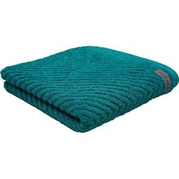 Ross Duschtuch &raquo;Smart&laquo; Uni-Rippe mit Velourslabel gr&uuml;n Frottier, Obermaterial: 100% Baumwolle B/L: 70cmx140cm, 1 Stk., Frottier