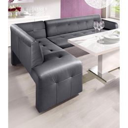 exxpo - sofa fashion Essbank &raquo;Barista, bequem und elegant, hohe Bodenfreiheit&laquo; Eckbank Barista bequem und elegant, hochwertige Detailverarbeitung grau