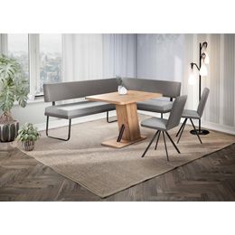 OTTO home Eckbankgruppe &raquo;Gabi Essecke, Sitzgruppe, Eckbankgruppe, K&uuml;chenbankgruppe&laquo; Set, 4tlg, 4 tlg. tlg. Gestell aus matt-schwarzem Flachmetall, 