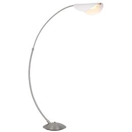 Globo LIGHTING LED Stehlampe &raquo;ROBLES&laquo; LED-Modul 2 Stk. Warmwei&szlig; Stehleuchte/Wohnzimmer/Schlafzimmer/Flur silber 2 Stk.