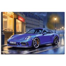 Artland Wandbild &raquo;Porsch urban&laquo; Auto 1 Stk. tlg. als Alubild, Leinwandbild, Poster, Wandaufkleber in verschied. Gr&ouml;&szlig;en Leinwand B/H/T: 60cm x 40cm, 