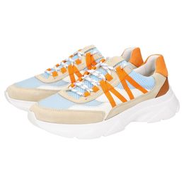 Sioux Damen Sneaker "Liranka-704", Gr. 36, bunt, Obermaterial: 80% Kalbsleder CAL. 20% Textilmaterial TEXMAT. 100% Gummi rubber., Schuhe