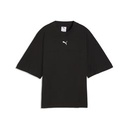 Puma Damen T-Shirt "Dare To Tailliertes T-Shirt Damen", schwarz, Gr. M, clean, Obermaterial: 100% Baumwolle. Rippe: 80% Baumwolle, 20% Polyester,