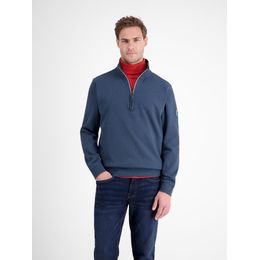 Lerros Herren Sweatshirt "SELA", rot, Gr. XXXL, unifarben, Sweatware, Obermaterial: 90% Baumwolle, 10% Polyester, Sweatshirts, mit