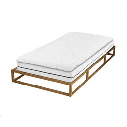 Matratzenauflage &raquo;Wasserundurchl&auml;ssige Molton-Matratzenauflage f&uuml;r Topper&laquo; wei&szlig; B/H/L: 160cm x 200cm, 1 Stk., 8cm - 12cm Matratzenauflage