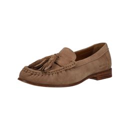 Melvin & Hamilton Damen Slipper "Melvin & Hamilton Slipper Veloursleder", MELVIN & HAMILTON, Gr. 38, beige, Veloursleder, Schuhe