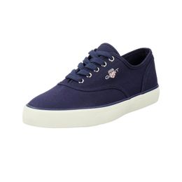 Gant Herren Sneaker "Killox", Gr. 44, blau, Textil, Schuhe, Schn&uuml;rschuh, Sommerschuh, Canvas-Sneaker mit leichtem Textilfutter