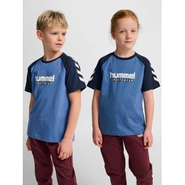 Hummel T-Shirt Hmljr Logo Jungen in DUTCH BLUE | Gr.: 110/116