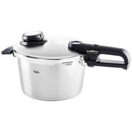 Fissler Schnellkochtopf &raquo;Vitavit Premium Edelstahl Dampfkochtopf mit Einsatz Induktion&laquo; 3 tlg. Edelstahl 18/10 silber 6 l + &Oslash; 22cm + H&ouml;he 23,5cm