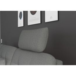 Sit & More sit&more Kopfst&uuml;tze &raquo;Baviene&laquo; in hochwertiger Verarbeitung grau B/H/T: 50cm x 25cm x 12cm, Luxus-Microfaser Euphoria