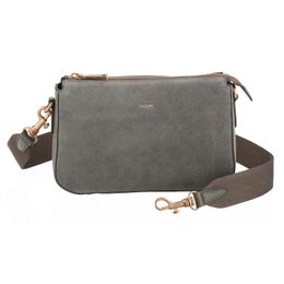 JOOP! Damen JOOP! Schultertasche &raquo;sofista dolce jasmina shoulderbag shz&laquo; Damen Umh&auml;ngetasche mit Logoschriftzug grau B/H/T: 24cm x 15cm x 6cm