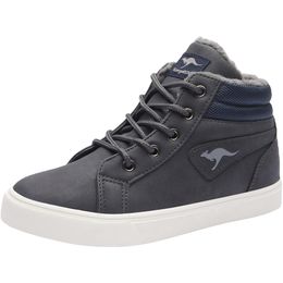 Kangaroos M&auml;dchen Sneaker "KaVu I", Gr. 32, blau, Synthetik, Schuhe, gef&uuml;ttert