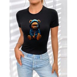 RMK T-Shirt Teddy Chill SCHWARZ-Blau | Gr.: XL