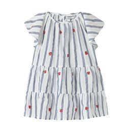 name it Kleid 'NMFJELENA' M&auml;dchen Gr&ouml;&szlig;e 122 lila / rot / wei&szlig;