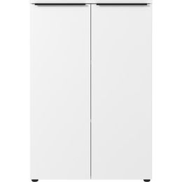 Germania Aktenschrank &raquo;Mailand&laquo; optional mit Schublade, T&uuml;rd&auml;mpfer, Breite 80 cm, Made in Germany wei&szlig; Holzwerkstoff Wei&szlig;, B/H/T: 80cm x 120cm x 40cm,