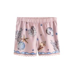 next Shorts Damen Gr&ouml;&szlig;e 42 blau / grau / pink / wei&szlig;
