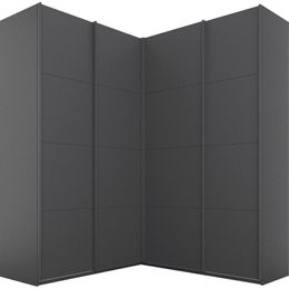 Rauch Schwebet&uuml;renschrank &raquo;Schrank Garderobe Eckkleiderschrank QUADRA Front in Dekor/Hochglanz&laquo; Ma&szlig; 181x187 cm, H&ouml;hen 210/229 cm, inkl. Soft-Close-