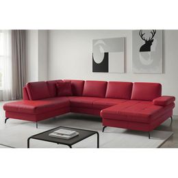 Sit & More sit&more Wohnlandschaft &raquo;Morris Jubi, Breite 300 cm&laquo; mit Armteilfunktion, optional mit Schlaffunktion B/H/T: 300cm x 83cm x 202cm, NaturLEDER , 