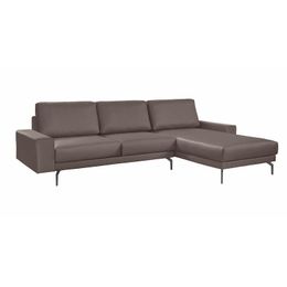 Creation BY ROLF BENZ Ecksofa &raquo;CR.450, Designecksofa, Polsterecke, Breite 294cm, L-Form&laquo; Armlehne breit und niedrig, Alugussf&uuml;&szlig;e in umbragrau, Breite 