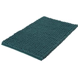 Kleine Wolke Badematte &raquo;Celine, Badvorleger, Badezimmer Teppich&laquo; H&ouml;he 40 mm rutschhemmend beschichtet fu&szlig;bodenheizungsgeeignet Badteppich, Uni Farben, waschbar 