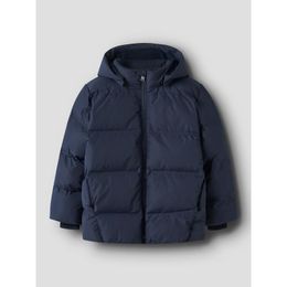 name it Herren Steppjacke &raquo;NKMMUSK PUFFER JACKET TB&laquo; mit Kapuze blau 140