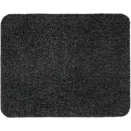 Astra Fu&szlig;matte &raquo;Saugstark 601&laquo; rechteckig 9 mm H&ouml;he Schmutzfangmatte, In -und Outdoor geeignet schwarz Baumwolle B : 60cm 1 Stk., 9mm, L: 75cm