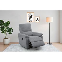 Home Affaire Relaxsessel &raquo;ODILON, TV-Sessel mit Relax- und Liegefunktion, Struktur-Bezug&laquo; manuelle und elektrische Funktion (mit USB A/C), Federkern-