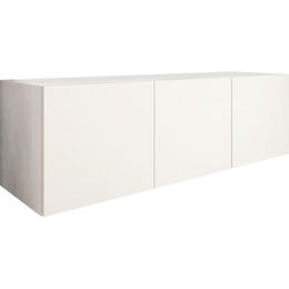 borchardt M&ouml;bel borchardt M&ouml;bel Lowboard &raquo;Vaasa, Konsole, H&auml;ngeschrank mit 3 T&uuml;ren&laquo; Breite 114 cm, nur h&auml;ngend wei&szlig; Holzwerkstoff B/H/T: 114cm x 35cm x 35cm, 3 Stk.