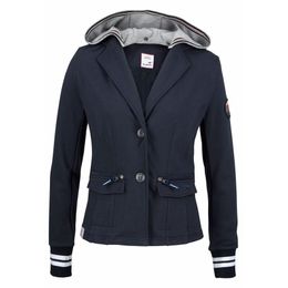 Kangaroos Sweatblazer in marine-hellgrau-meliert | Gr.: 36