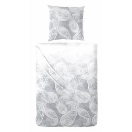 Primera Bettw&auml;sche &raquo;Mai&laquo; 2 Stk. im tollen Design grau Mako-Satin, Obermaterial: 100% Baumwolle B/L: 155cm x 220cm, 1 Stk., 1 Stk., Mako-Satin, B/L: 80cm x 