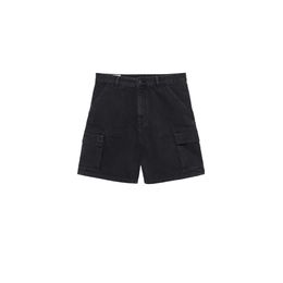 Pull&Bear Pull&Bear Cargo Jeans male size 40 Black denim