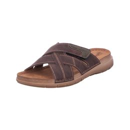 Fischer Markenschuh Pantolette in braun | Gr.: 44