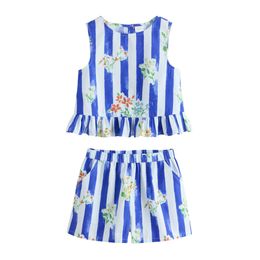 next Set M&auml;dchen Gr&ouml;&szlig;e 98 blau / gr&uuml;n / orange / wei&szlig;