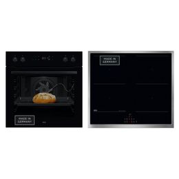 AEG Elektro-Herd-Set Serie 7000 &raquo;OE7P621AK&laquo; Pyrolyse-Selbstreinigung Kochassistent &ndash; Gerichte intuitiv per Tipp w&auml;hlen, Made in Germany schwarz 