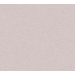 Livingwalls living walls Vliestapete &raquo;Life&laquo; einfarbig uni Tapete Einfarbig beige Vinyl, Vlies B/L: 0,53m x 10,05m