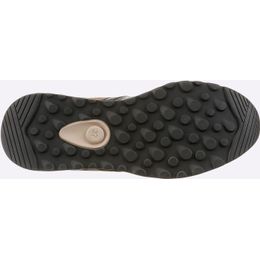 Heine Damen Sneaker, Gr. 42, schwarz, Glattleder, Leder, Rindsleder, Veloursleder, Schuhe