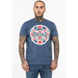Lonsdale Herren T-Shirt "LUNKLET", bunt, Gr. L, bedruckt, Jersey, Obermaterial: 100% Baumwolle, Shirts, mit Print, aus Baumwolle, Kurzarm