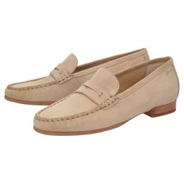 Sioux Damen Slipper "Rosikena-700", Gr. 41,5, beige, Obermaterial: 100% Ziegenveloursleder GOVL. 100% Gummi rubber., Schuhe