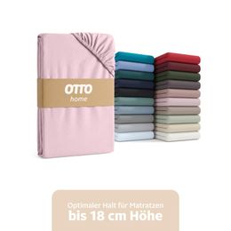 OTTO home Spannbettlaken &raquo;PHYSALIS in BASIC und PREMIUM Qualit&auml;t, 100% Baumwolle&laquo; f&uuml;r Matratzen bis 18 cm H&ouml;he, Bettlaken, Spannbetttuch, pflegeleicht