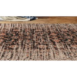 Padiro Teppich &raquo;Charme 225&laquo; rechteckig 5 mm H&ouml;he Chenille Flachgewebe im Vintage Stil bunt Baumwolle, Chenille, Polyester B : 160cm 1 Stk., 5mm, L: 230cm
