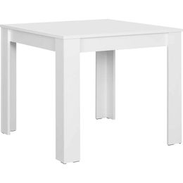 ByLiving Esstisch &raquo;Nepal&laquo;, Breite 80/ 90/ 120 oder 140 cm, verschiedene Ausf&uuml;hrungen erh&auml;ltlich wei&szlig; B/H/T: 90cm x 75cm x 90cm