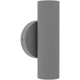 Eglo Wandleuchte &raquo;PORTILLO Wandlampe - Alu, Stahl - GU10 - 2X5W - IP20&laquo; GU10 1 Stk. Wandstrahler, Wandspot, Wohnzimmer, Flur, L10,5 x H20 x AL8,5 cm 2